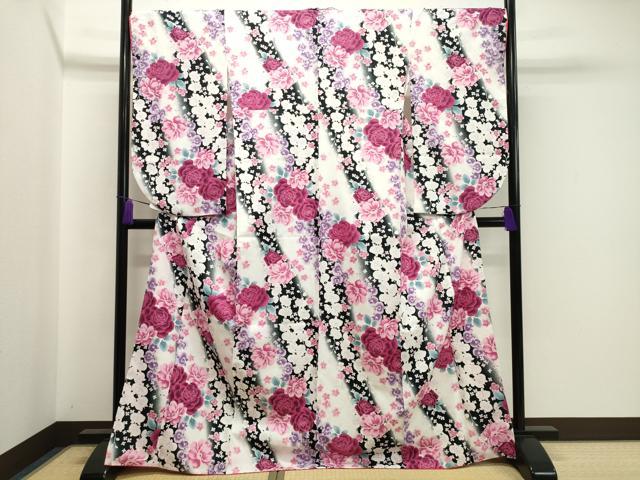 ■■■　サイズ　■■■ 身丈 169cm（肩から） 裄丈 68.5cm 袖丈 75.5cm　縫込み 2.5cm 袖幅 35cm 前幅 24.5cm 後幅 30cm 着物縫いこみ 内揚げ 0cm 裄 お袖側 約2cm　身頃側 約1.5cm ■...