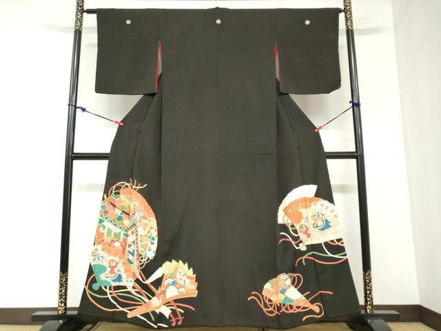 ■■■　サイズ　■■■ 身丈 158cm（肩から） 裄丈 63.5cm 袖丈 47.5cm　縫込み 7cm 袖幅 32.5cm 前幅 22cm 後幅 28.5cm 着物縫いこみ 内揚げ 0cm 裄 お袖側 約2cm　身頃側 約3cm ■■■...