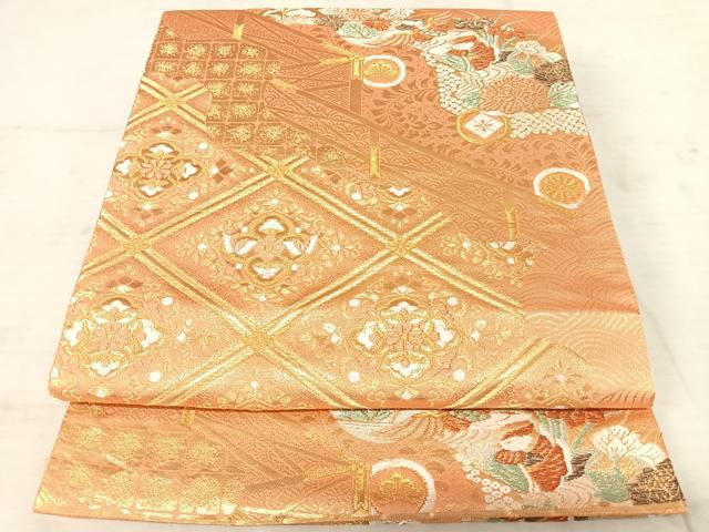 ■■■　サイズ　■■■ 長さ 434cm 幅 30cm程 ■■■　商品詳細　■■■ 【正絹】 詳細に関しましては、画像をご確認ください。 大変上質な逸品になります。 お安く出品致しますので、是非この機会にいかがでしょうか？ ■■■　注意事項...