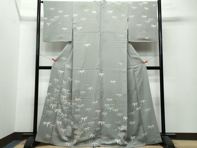 ■■■　サイズ　■■■ 身丈 164.5cm（肩から） 裄丈 66cm 袖丈 49cm　縫込み 6cm 袖幅 34cm 前幅 24.5cm 後幅 30.5cm 着物縫いこみ 内揚げ 0cm 裄 お袖側 約0cm　身頃側 約3cm ■■■　商...