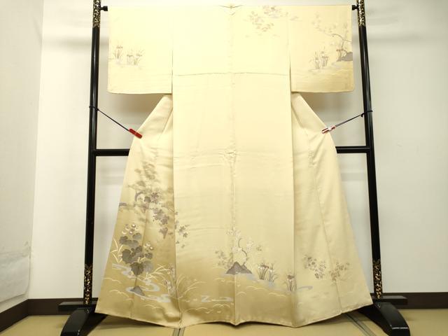 ■■■　サイズ　■■■ 身丈 162.5cm（肩から） 裄丈 64.5cm 袖丈 48cm　縫込み 7cm 袖幅 34cm 前幅 25cm 後幅 30.5cm 着物縫いこみ 内揚げ 3cm 裄 お袖側 約2.5cm　身頃側 約4cm ■■■...