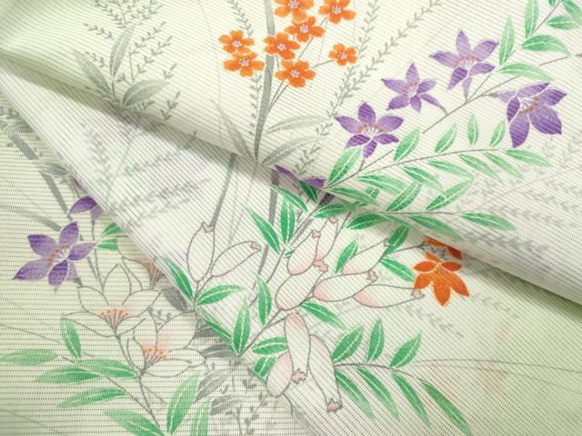 ■■■　サイズ　■■■ 身丈 164.5cm（肩から） 裄丈 66cm 袖丈 47cm　縫込み 5cm 袖幅 33cm 前幅 26.5cm 後幅 30.5cm 着物縫いこみ 内揚げ 2cm 裄 お袖側 約2cm　身頃側 約1cm ■■■　商...