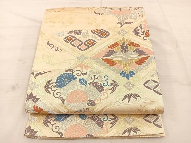 ■■■　サイズ　■■■ 長さ 426cm 幅 30cm程 ■■■　商品詳細　■■■ 【正絹】 詳細に関しましては、画像をご確認ください。 大変上質な逸品になります。 お安く出品致しますので、是非この機会にいかがでしょうか？ ※汚れ等に関しま...