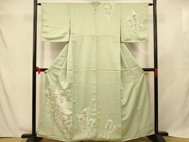 ■■■　サイズ　■■■ 身丈 159.5cm（肩から） 裄丈 63cm 袖丈 46.5cm　縫込み 3cm 袖幅 32.5cm 前幅 23.5cm 後幅 28.5cm 着物縫いこみ 内揚げ 2.5cm 裄 お袖側 約2.5cm　身頃側 約4...