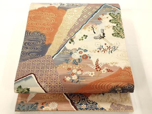 ■■■　サイズ　■■■ 長さ 434cm 幅 30.5cm程 ■■■　商品詳細　■■■ 【正絹・関西仕立て】 詳細に関しましては、画像をご確認ください。 大変上質な逸品になります。 お安く出品致しますので、是非この機会にいかがでしょうか？ ...