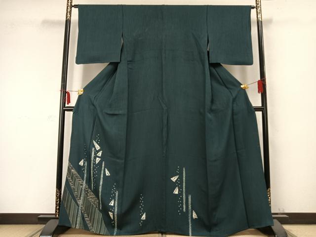 ■■■　サイズ　■■■ 身丈 166cm（肩から） 裄丈 64cm 袖丈 46cm　縫込み 8.5cm 袖幅 32.5cm 前幅 26cm 後幅 31cm 着物縫いこみ 内揚げ 4cm 裄 お袖側 約3cm　身頃側 約2cm ■■■　商品詳...