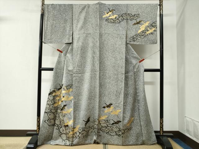 ■■■　サイズ　■■■ 身丈 170cm（肩から） 裄丈 69.5cm 袖丈 48cm　縫込み 7.5cm 袖幅 35cm 前幅 25.5cm 後幅 31cm 着物縫いこみ 内揚げ 1cm 裄 お袖側 約1cm　身頃側 約2.5cm ■■■...