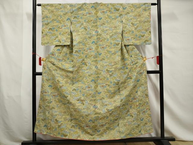 ■■■　サイズ　■■■ 身丈 154.5cm（肩から） 裄丈 61.5cm 袖丈 41cm　縫込み 5cm 袖幅 32cm 前幅 23.5cm 後幅 27.5cm 着物縫いこみ 内揚げ 0cm 裄 お袖側 約4cm　身頃側 約5cm ■■■...