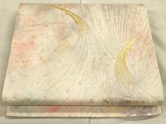 ■■■　サイズ　■■■ 長さ 416cm 幅 30cm程 ■■■　商品詳細　■■■ 【正絹・芯なし】 詳細に関しましては、画像をご確認ください。 大変上質な逸品になります。 お安く出品致しますので、是非この機会にいかがでしょうか？ ※汚れ等...