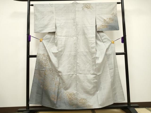 ■■■　サイズ　■■■ 身丈 153.5cm（肩から） 裄丈 63cm 袖丈 43.5cm　縫込み 8cm 袖幅 32.5cm 前幅 23.5cm 後幅 29cm 着物縫いこみ 内揚げ 4cm 裄 お袖側 約1cm　身頃側 約5cm ■■■...