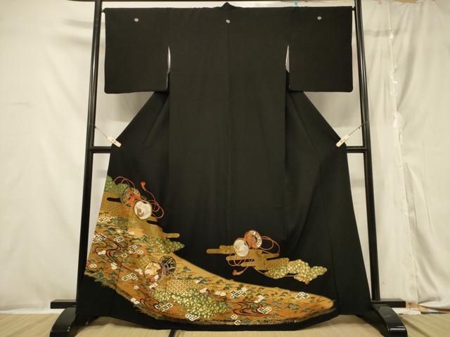 ■■■　サイズ　■■■ 身丈 164cm（肩から） 裄丈 66cm 袖丈 47.5cm　縫込み 1.5cm 袖幅 33cm 前幅 24.5cm 後幅 31.5cm 着物縫いこみ 内揚げ 2.5cm 裄 お袖側 約3cm　身頃側 約1.5cm...