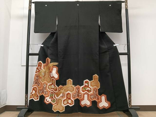 ■■■　サイズ　■■■ 身丈 160.5cm（肩から） 裄丈 62.5cm 袖丈 48.5cm　縫込み 3cm 袖幅 32cm 前幅 29.5cm 後幅 23cm 着物縫いこみ 内揚げ 4cm 裄 お袖側 約0cm　身頃側 約1.5cm ■...