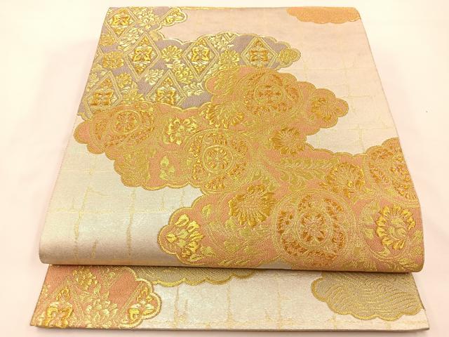 ■■■　サイズ　■■■ 長さ 440cm 幅 31cm程 ■■■　商品詳細　■■■ 【正絹】 詳細に関しましては、画像をご確認ください。 大変上質な逸品になります。 お安く出品致しますので、是非この機会にいかがでしょうか？ ※汚れ等に関しま...