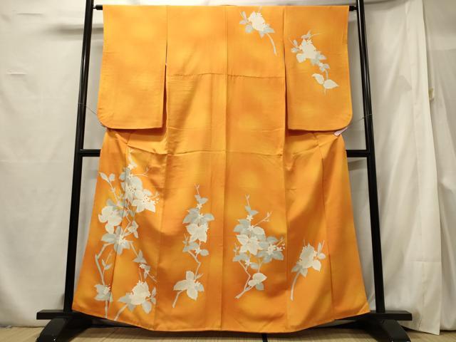 ■■■　サイズ　■■■ 身丈 160.5cm（肩から） 裄丈 63cm 袖丈 66.5cm　縫込み 3cm 袖幅 33cm 前幅 22.5cm 後幅 30cm 着物縫いこみ 内揚げ 3.5cm 裄 お袖側 約2.5cm　身頃側 約0cm ■...