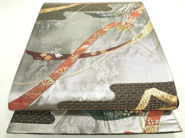 ■■■　サイズ　■■■ 長さ 432cm 幅 30.5cm程 ■■■　商品詳細　■■■ 【正絹】 詳細に関しましては、画像をご確認ください。 大変上質な逸品になります。 お安く出品致しますので、是非この機会にいかがでしょうか？ ■■■　注意...