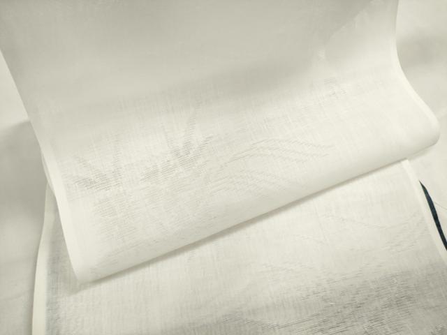 ■■■　サイズ　■■■ 長さ　　着尺分あり 幅　　　約36cm ■■■　商品詳細　■■■ 【麻35％ポリエステル65％・未使用】 状態は特に目立ったシミ汚れなどもなく大変良い状態です。 お安く出品致しますので、是非この機会にいかがでしょうか...