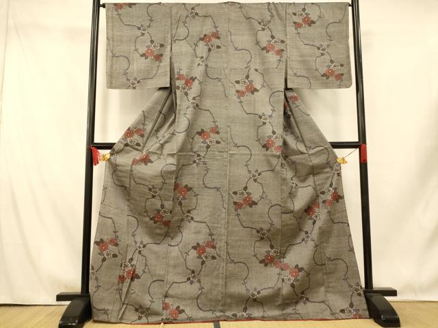 ■■■　サイズ　■■■ 身丈 168cm（肩から） 裄丈 67cm 袖丈 50cm　縫込み 3.5cm 袖幅 34.5cm 前幅 24cm 後幅 30cm 着物縫いこみ 内揚げ 3cm 裄 お袖側 約2cm　身頃側 約3cm ■■■　商品詳...
