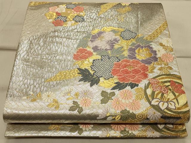 ■■■　サイズ　■■■ 長さ 416cm 幅 30.5cm程 ■■■　商品詳細　■■■ 【正絹】 詳細に関しましては、画像をご確認ください。 大変上質な逸品になります。 お安く出品致しますので、是非この機会にいかがでしょうか？ ■■■　注意...