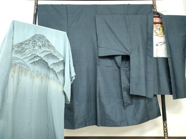 ■■■　サイズ　■■■ 【着物】 身丈 139.5cm（肩から） 裄丈 69cm 袖丈 49cm　縫込み 3cm 袖幅 34.5cm 前幅 24.5cm 後幅 30.5cm 着物縫いこみ 内揚げ 8cm 裄 お袖側 約3cm　身頃側 約3c...