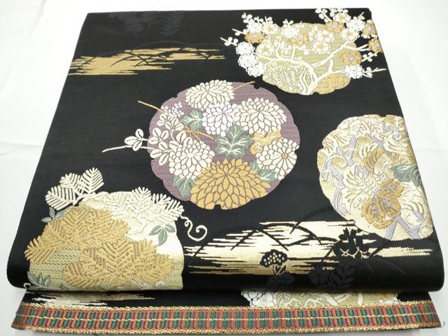 ■■■　サイズ　■■■ 長さ 444cm 幅 31cm程 ■■■　商品詳細　■■■ 【正絹】 状態は締めてはおりますが 特に目立ったシミ汚れなどもなく大変良い状態です。 大変上質な逸品になります。 お安く出品致しますので、是非この機会にいか...