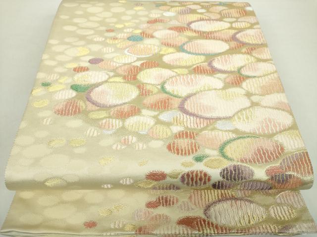 ■■■　サイズ　■■■ 長さ 442cm 幅 31cm程 ■■■　商品詳細　■■■ 【正絹】 状態は締めてはおりますが 特に目立ったシミ汚れなどもなく大変良い状態です。 大変上質な逸品になります。 お安く出品致しますので、是非この機会にいか...