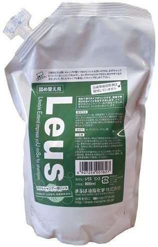 商品情報ブランドレウス(Leus)香りミント特徴保湿・トリートメント液体容量800 ミリリットル製品サイズ ?15.5 x 7.5 x 24.5 cm; 887.99 gメーカー ?まるは油脂化学Leus 石けんシャンプー用リンス 詰替え用...