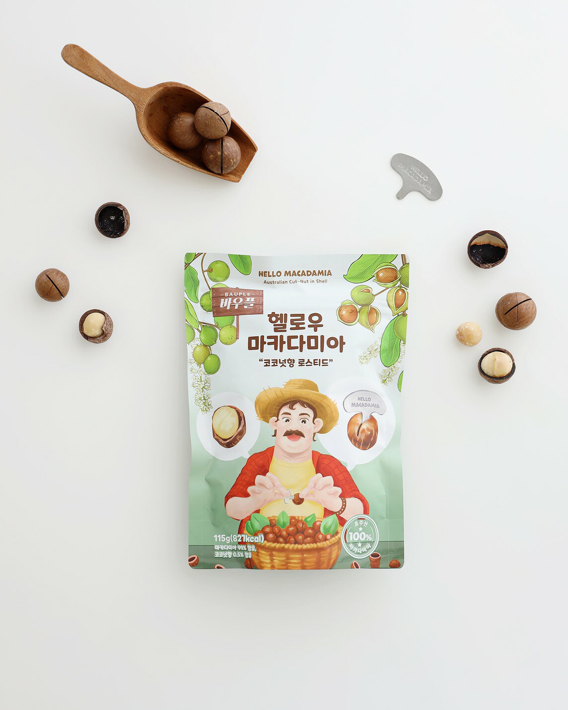 商品名：ハローマカダミア (ココナッツロースト) 名称 マカダミアナッツ（殻付き） 原材料名 マカダミアナッツ（オーストラリア産100％）加糖練乳／ココナッツ香料 内容量 115g 賞味期限 商品裏面下部に記載 保存方法 直射日光及び高温多...
