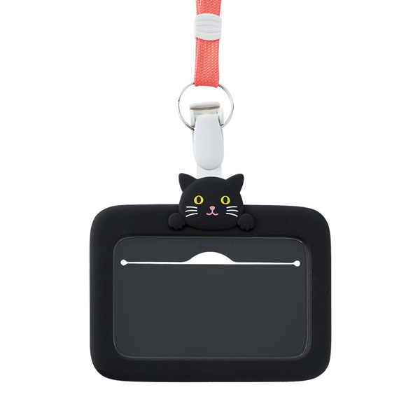 商品名 スマートフィット プニラボ IDカードホルダー 品番 A-7804-3 デザイン クロネコ 仕様 特長：やわらかいシリコンカバー付きで安心してさげられるIDカードホルダー。 ●使い分けできる2Wayタイプ ●背面にはメモなどが入るス...