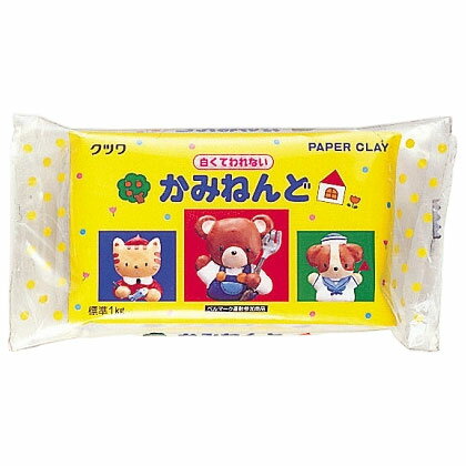 商品名 かみねんど 品番 PT521 仕様 特長：白くて使いやすいかみねんど。 ●サイズ：縦100×横160×厚30mm ●重量：標準1kg メーカー名 クツワ