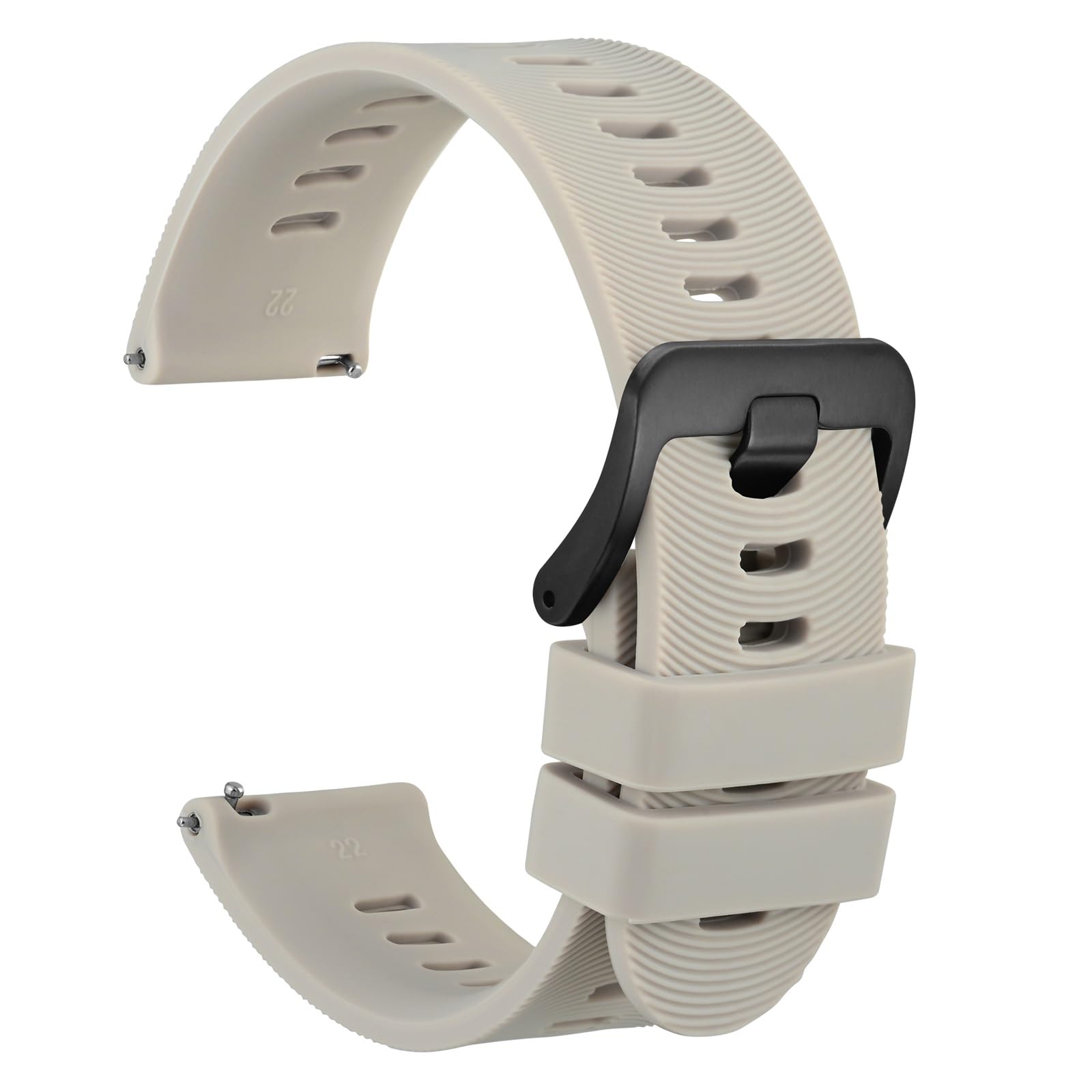 商品情報商品の説明主な仕様 耐久性が高く強靭なシリコン材質で作られた時計バンド。18mmのスプリングバーを使う腕時計やスマートウォッチに適用する。購入前に腕時計のラグ幅をご確認ください。バンド長さ：120mm/75mm　腕周り約140mm~...