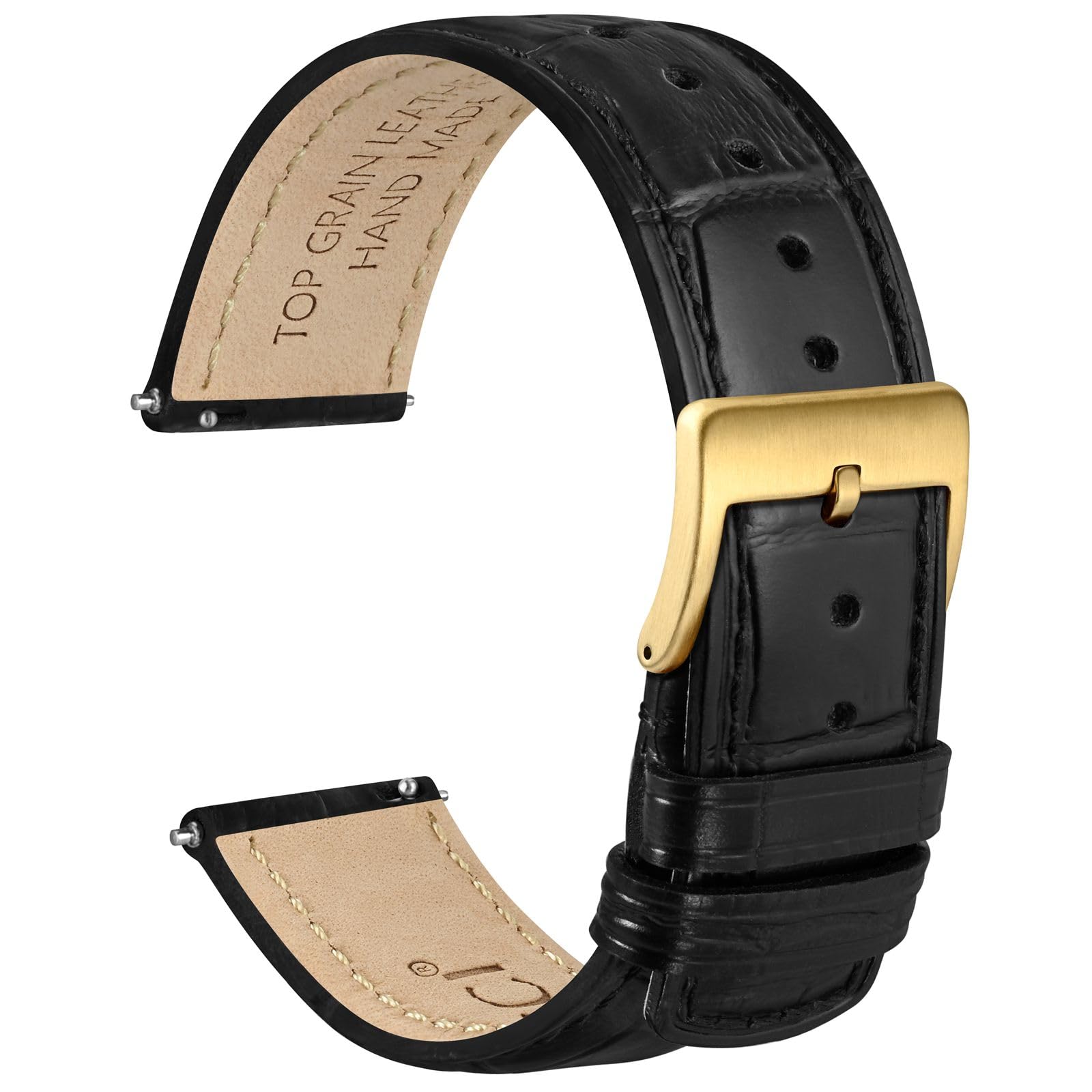 商品情報商品の説明主な仕様 トップグレインレザー（Top Grain leather）を使用しており、強度・耐久性・通気性ともに最高ランクの牛革であり、縫製が丁寧で、安心して長くご愛用いただけます。バンドのエッジはヘリ返し仕立てになっており...