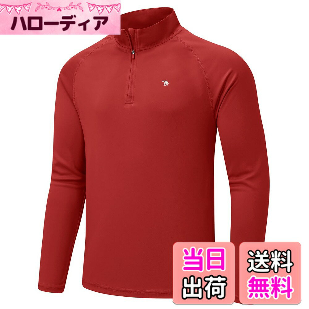 商品情報商品の説明主な仕様 メンズ ハーフジップ 長袖：シンプルなデザインでカッコ良いですし、抜群の通気性、吸汗性と速乾性が高い素材で作られているので運動中も着心地が快適です。メンズゴルフシャツ：肌触りがよく、ストレッチいたしますので着心地...