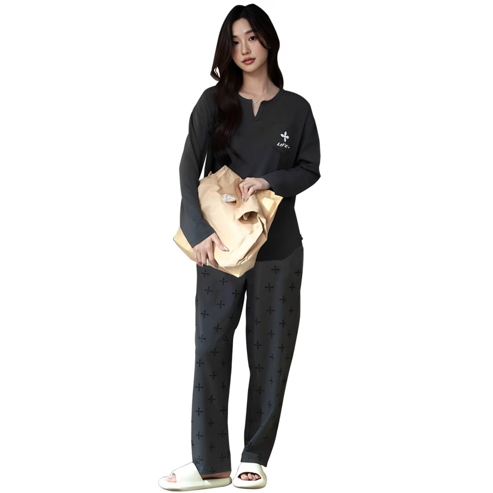 商品情報商品の説明主な仕様 適用者：20代、30代、40代、50代の女性が適用して、すべてM、L、XL、2XL、四つのサイズが選択できます。詳しいサイズの説明と推奨にはサイズ表記にご覧ください。薄手生地：春秋に向けので、薄い素材を採用して、...