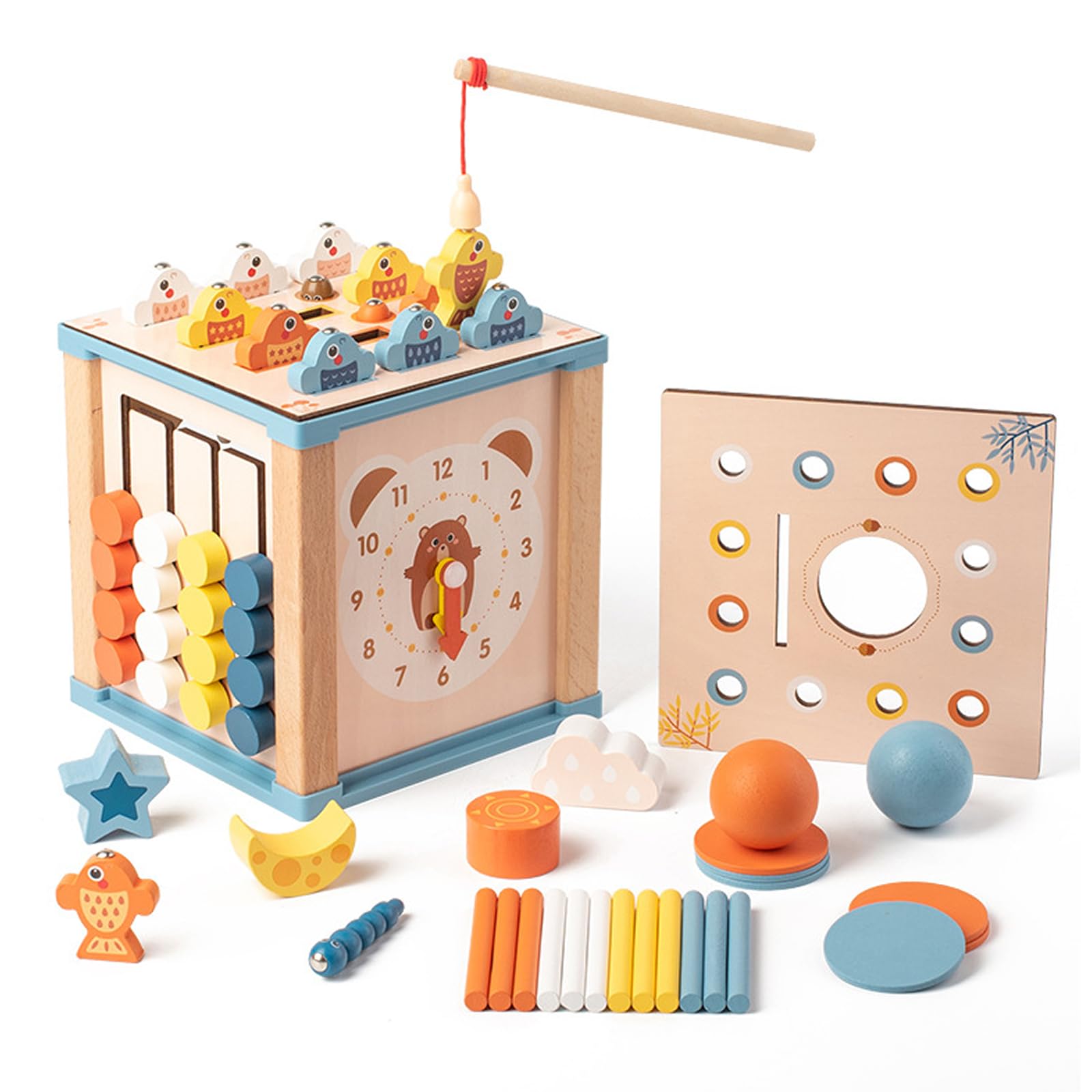 商品情報商品の説明主な仕様 このモンテッソーリ玩具は、1歳のお子様にぴったりの知育玩具です。木のおもちゃとして、楽しく遊びながら指先の知育を促進してくれます。多機能なので飽きずに長く遊べます。1歳から楽しめるこの多機能時計は、ビーズや積み木...