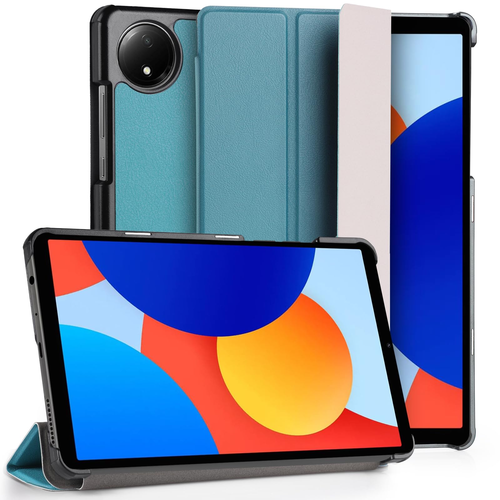 商品情報商品の説明製品仕様: 素材：高級PUレザー、マイクロファイバー カラー：ブラック、グレー、ダークブルー、ミントグリーン、ピンク 対応機種: Xiaomi Redmi Pad SE 8.7インチ専用です.他のデバイスには対応しておりま...