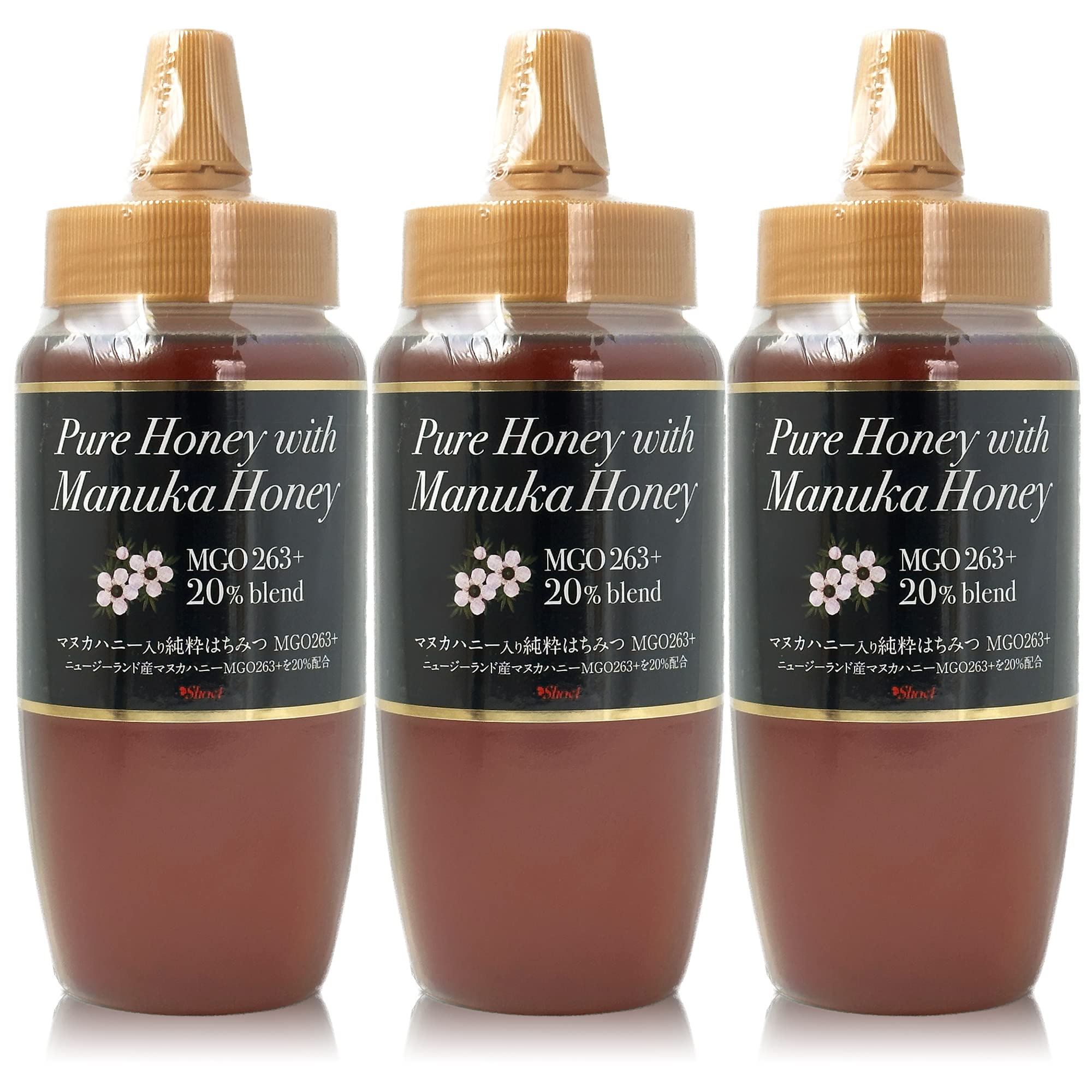 商品情報商品の説明商品紹介 「マヌカハニー入り純粋はちみつ」の高濃度高配合タイプ。MGO263＋を20%ブレンド。 希少はちみつのグレードの高いマヌカハニーMGO263＋を使用！(※正栄・従来品との比較です)。 ニュージーランドで古くから愛...