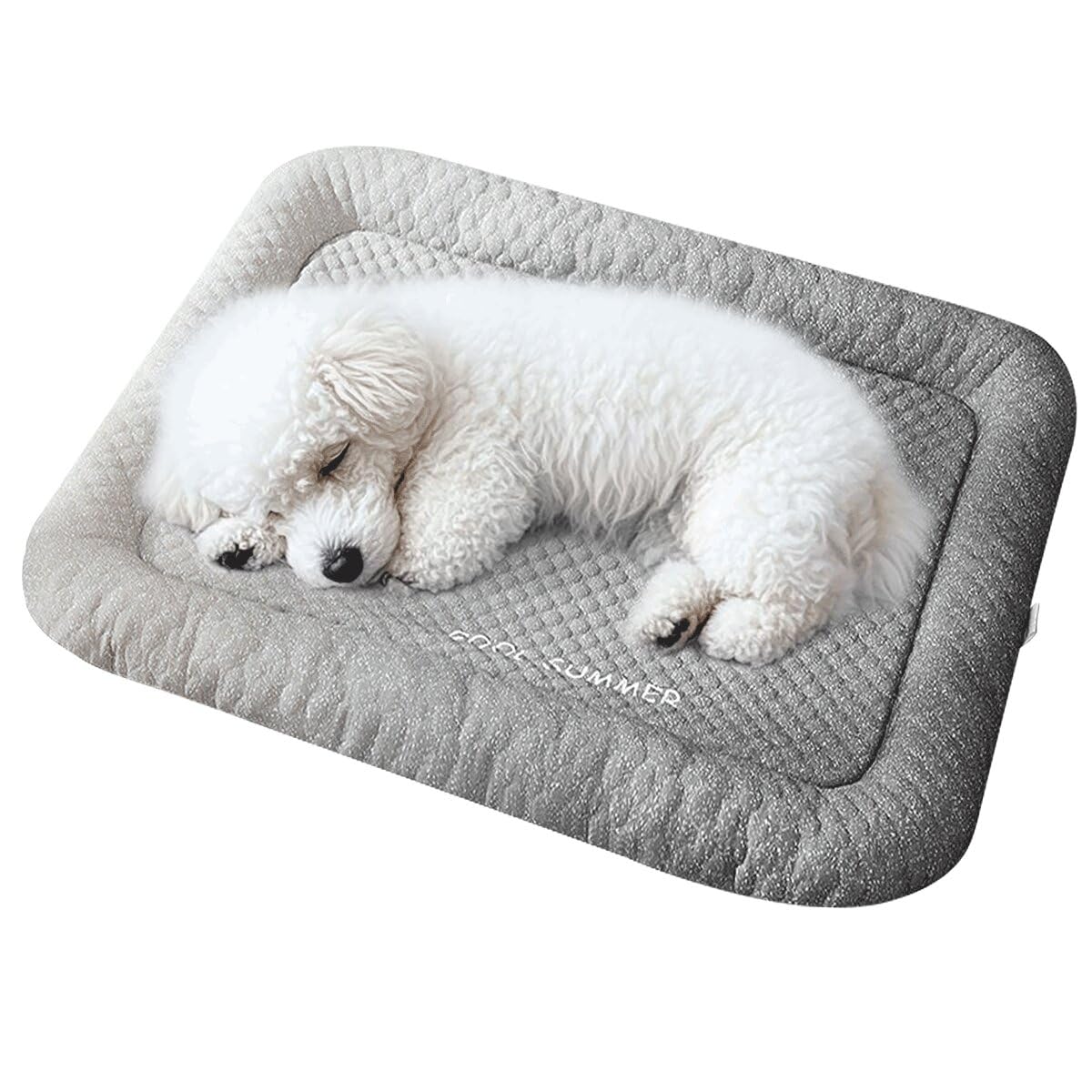 商品情報商品の説明主な仕様 【ひんやり快適！アイスビーズ涼感素材】このペット用クールマットは、アイスビーズ（氷豆）素材を使用しています。高い通気性と吸湿性を備え、ペットの体熱を素早く放散。表面は肌触りが良く、夏場の暑い日でもひんやりとした快...