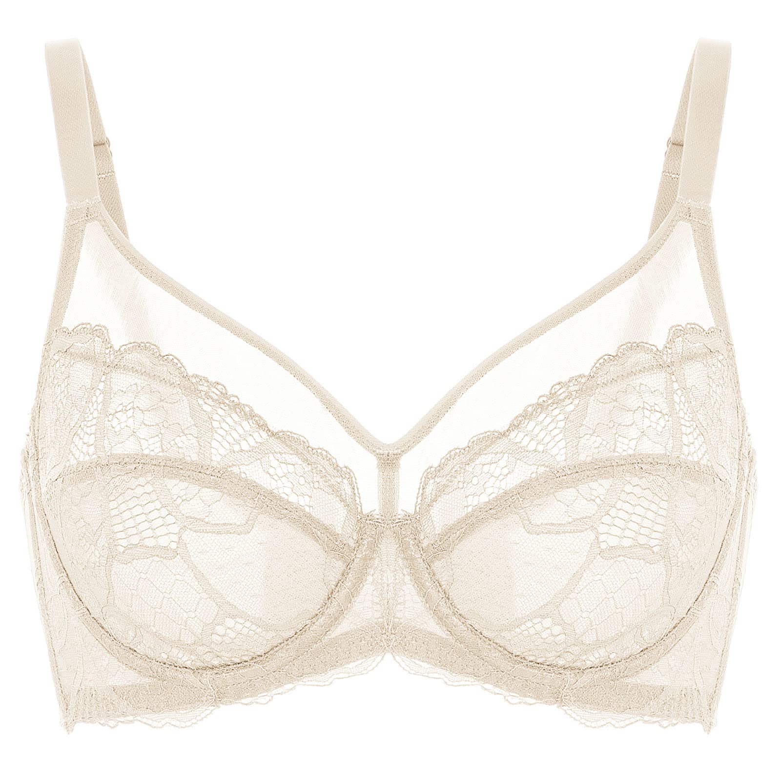 商品情報商品の説明主な仕様 花柄レースを贅沢に使用した華やかな1枚。繊細な透け感がバストにセンシュアルな印象を与え、水滴型フルカップと高めの前中心でバストをお椀型のシルエットに整え、美胸効果が期待できます。パッドが付いていなく、余計なボリュ...