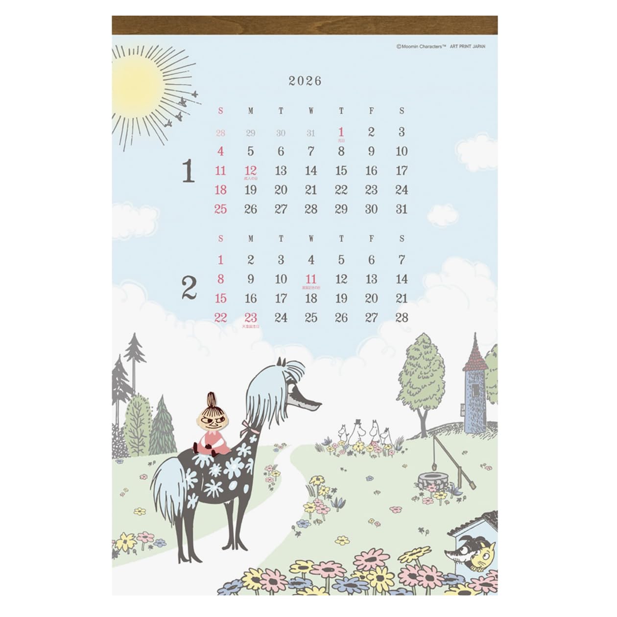 商品情報商品の説明人気キャラクタームーミンのウッドパーツ付カレンダーです。主な仕様 人気キャラクタームーミンのウッドパーツ付カレンダーです。サイズ：257x172mm6枚つづり木製ヘッダー仕様ウッドパーツ付