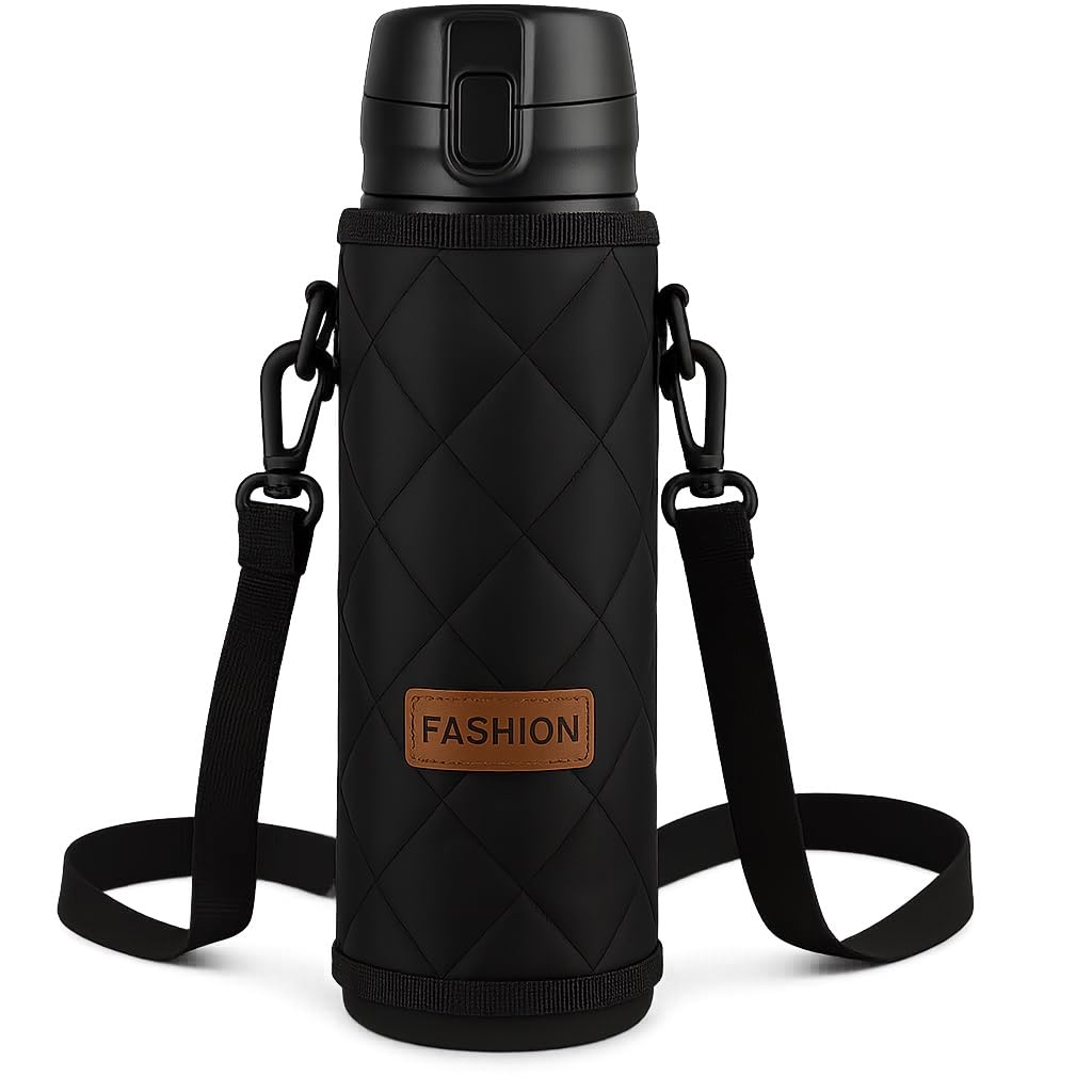 商品情報商品の説明【商品仕様】 サイズ：9x22cm / 9x26cm 材質：内層アルミ箔断熱層 重量：約150g（サイズにより多少異なる） 対応容量：800ml-1000mlの水筒 カラー：ブラック 【商品特徴】 1. ジッパー設計でボト...