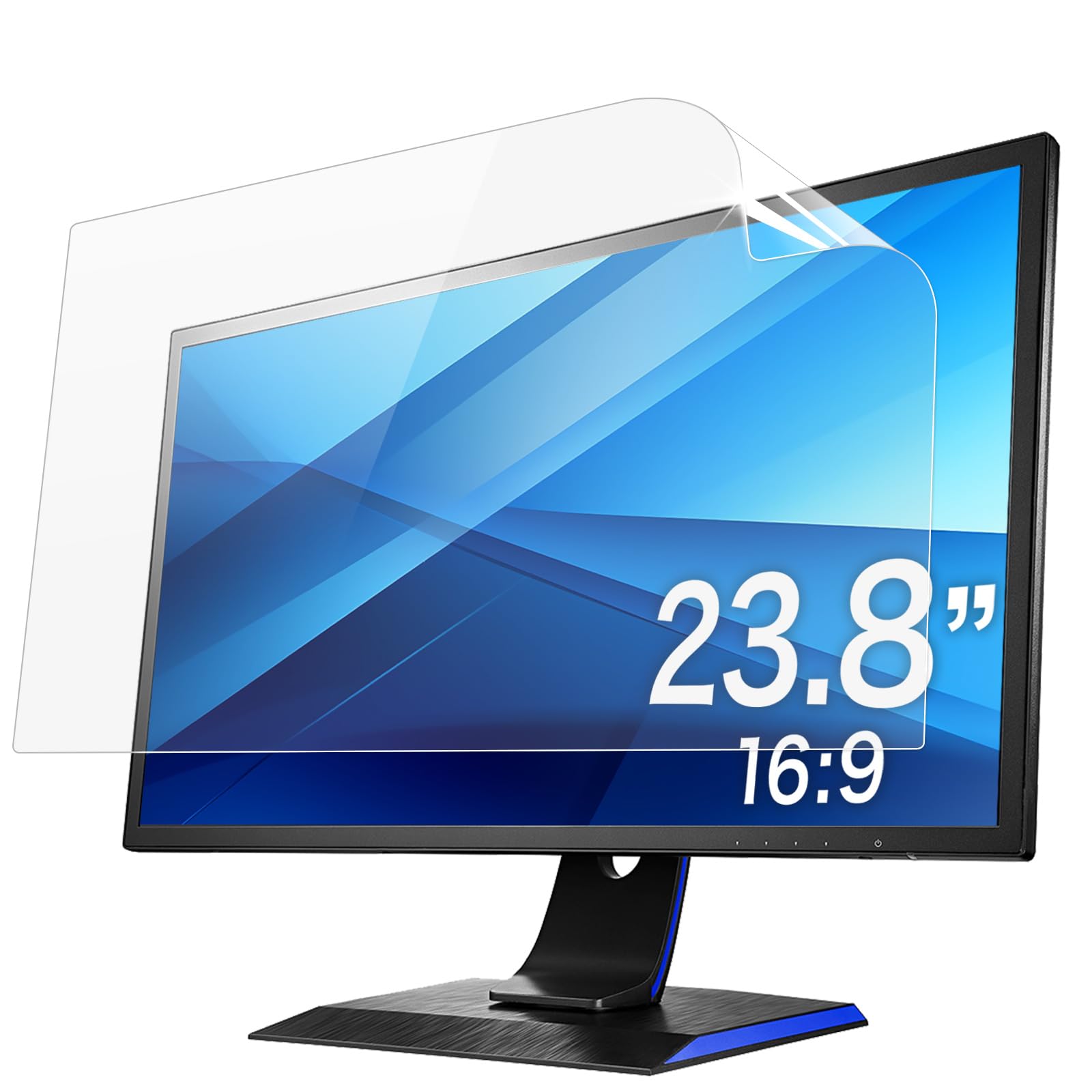 商品情報商品の説明主な仕様 ★対応機種サイズ（＆縦横比）：23.8インチ 16:9 ※お手持ちのスクリーンのサイズをご確認の上、ご購入下さい。 フィルムサイズ:幅527mmx高さ297mmbr★ブルーライトカット率：48％　紫外線カット率:...