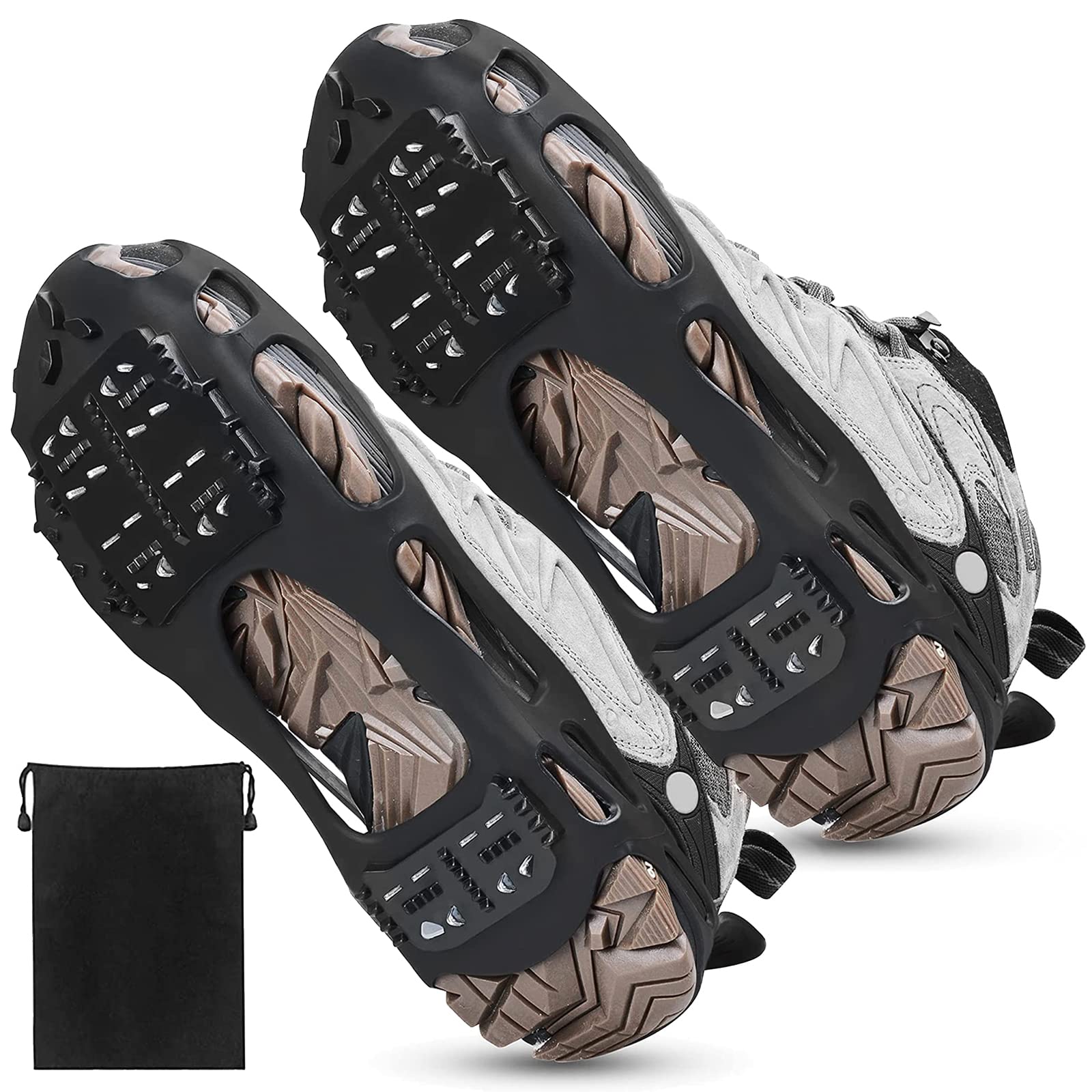 商品情報商品の説明主な仕様 【平穏アイゼン・四サイズ】：片足には28本のスパイクが付き、しっかりグリップで履き安心感最高です。ご注意:靴の実際の長さ（mm）は通常号数より25~40大き、アイゼンは伸縮性もあり、その故アイゼンに対応する号数は...