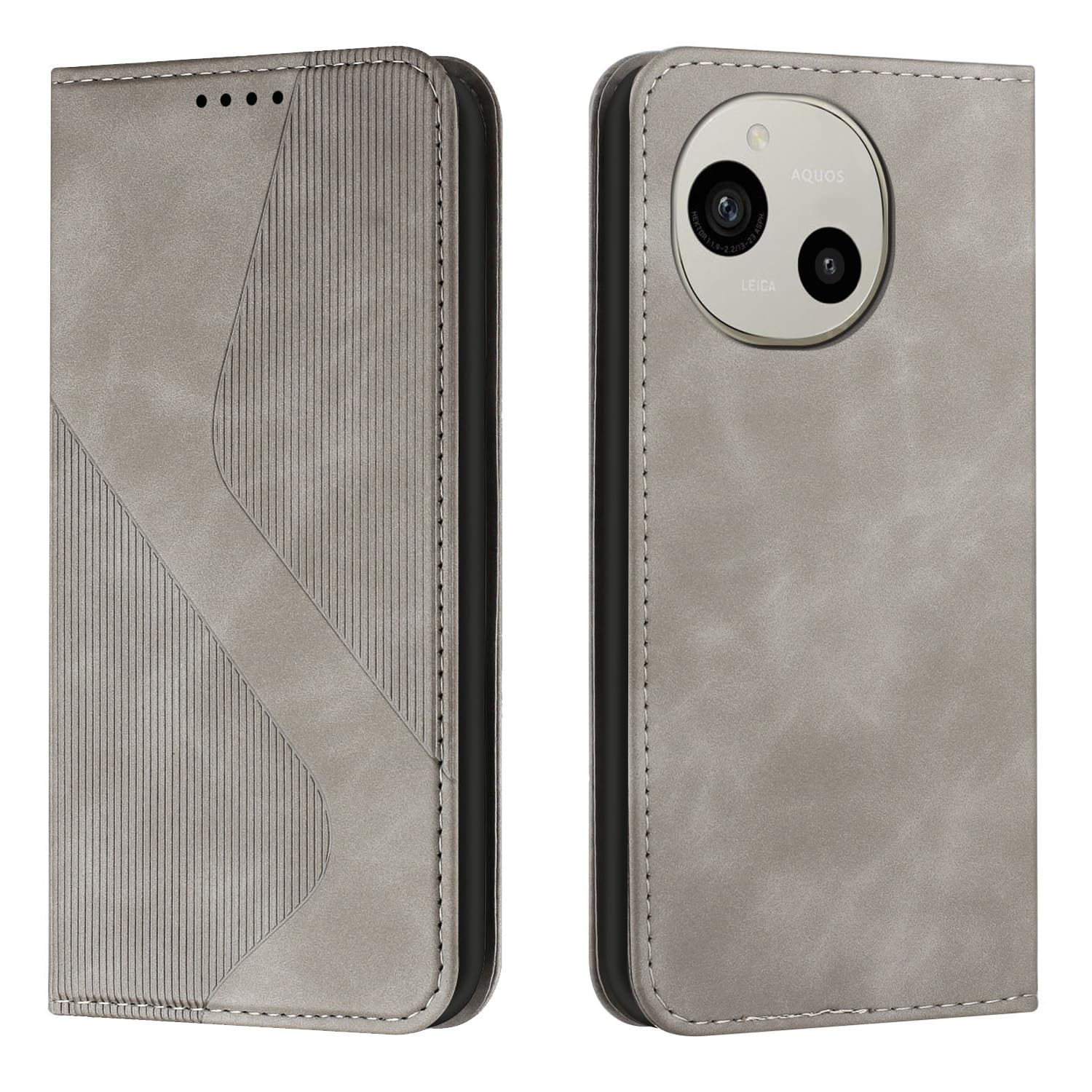 商品情報商品の説明主な仕様 【対応機種】：AQUOS R9 (docomo SH-51E) 通用携帯ケース。ケースに横置きスタンド機能が付いているので、手に持たず動画の視聴などを楽しむことができます。ケースの内側には、カードスロットを搭載し...