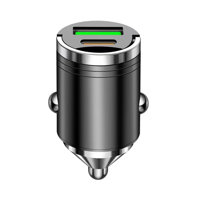 商品情報商品の説明【2025強化版＆極小】車載充電器 ILYAML USB 急速充電 USB C & USB A ポート PD 100W+QC3.0 電流自動識別 4.8A電流 急速充電 LEDデジタルディスプレー搭載 USBカーチャージャ...