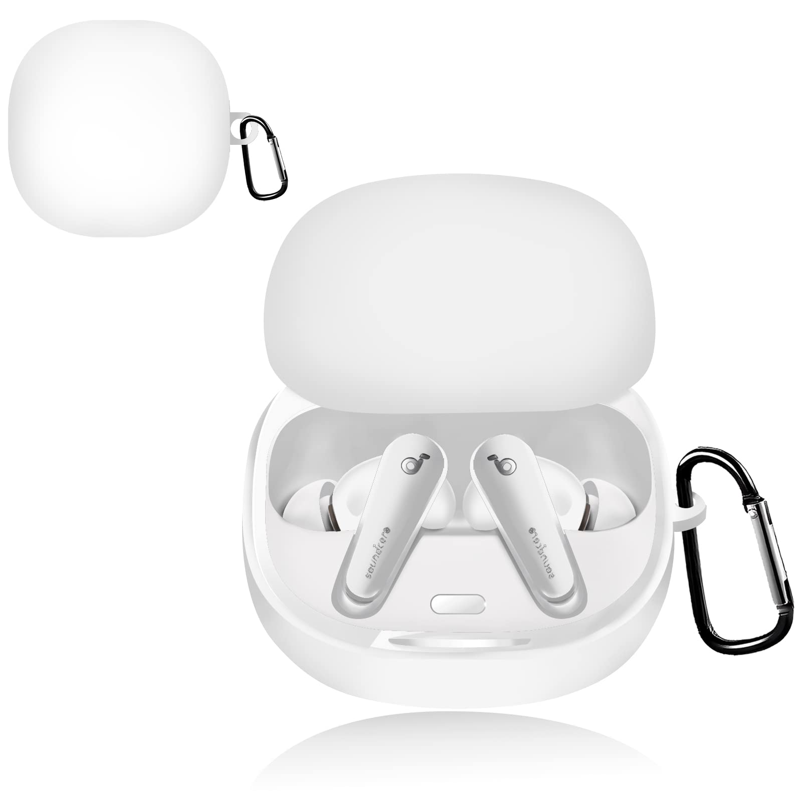 商品情報商品の説明CABOBE 対応 Anker Soundcore Liberty 5 ケース 超極薄 液状シリコン素材 LED可視 ワイヤレス充電対応 耐衝撃 防水 防塵 軽量デザイン 傷防止 紛失防止 シンプルスリム カラビナ付き(A...