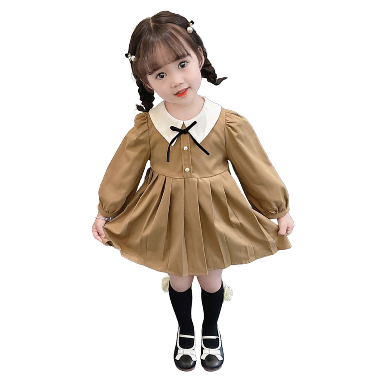 商品情報商品の説明主な仕様 エレガントなカーキカラー：このドレスはクラシックなカーキカラーを使用し、お子様のエレガントな雰囲気を引き立て、アカデミックで上品なスタイルを簡単に演出できます。フォーマルな場面やカジュアルなシーンにも最適です。胸...