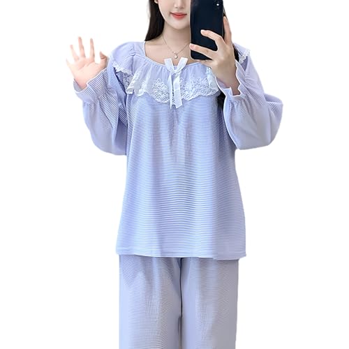 商品情報商品の説明主な仕様 【おしゃれでキュートなレディース長袖パジャマセット】：スクエアネックが鎖骨をさりげなく見せ、エレガントなシルエットを演出。露出度が高くなりすぎないので、カジュアルにもぴったり。ネックラインには繊細なレースをあしら...