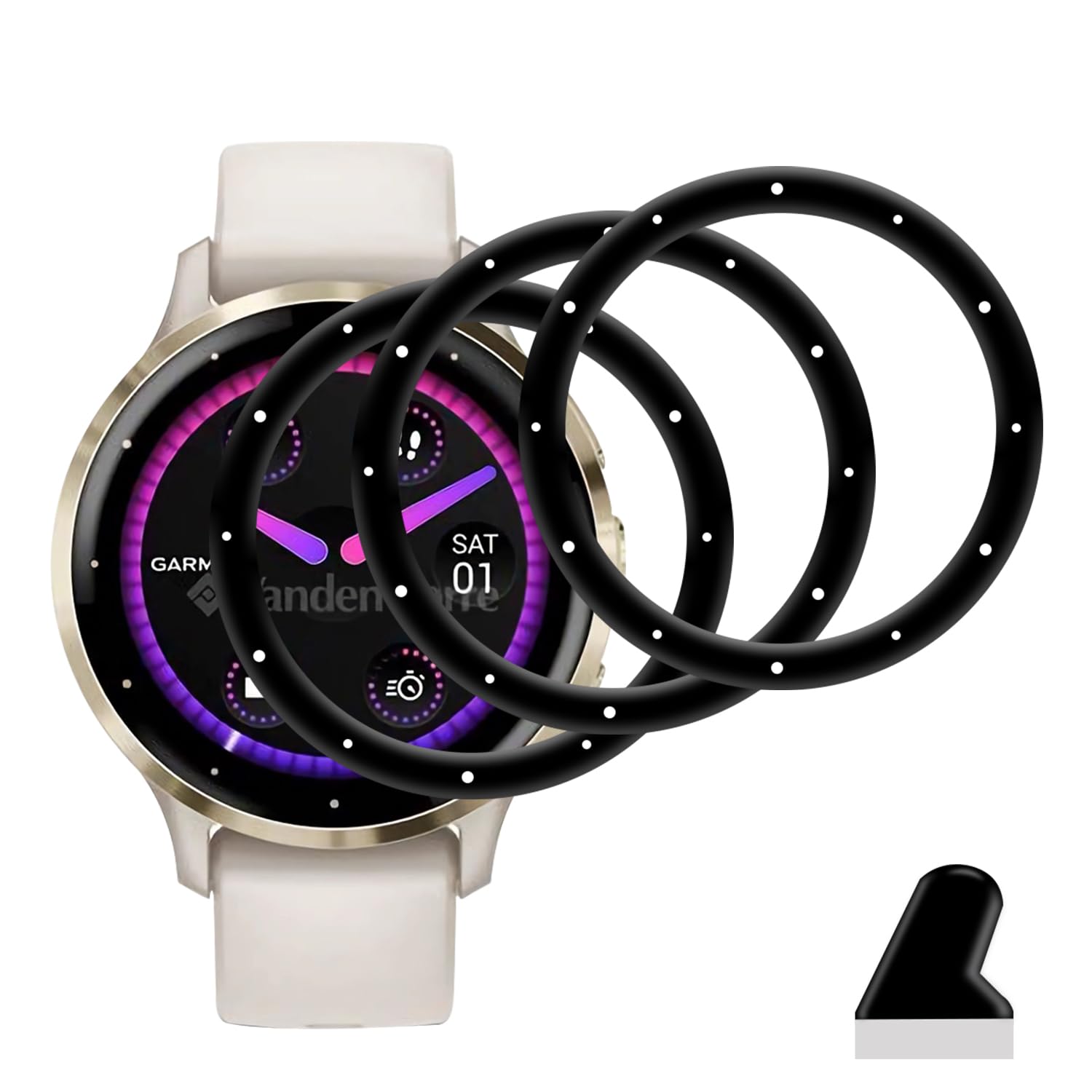 商品情報商品の説明Garmin Venu 3S 専用設計 対応 ガーミン Venu 3S ガラスフィルム 保護フィルム。 購入前に対応機種をご確認よろしくお願い致します 【3D熱曲げ加工・全面保護】 新素材技術・新複合材、衝撃吸収・耐圧保護...