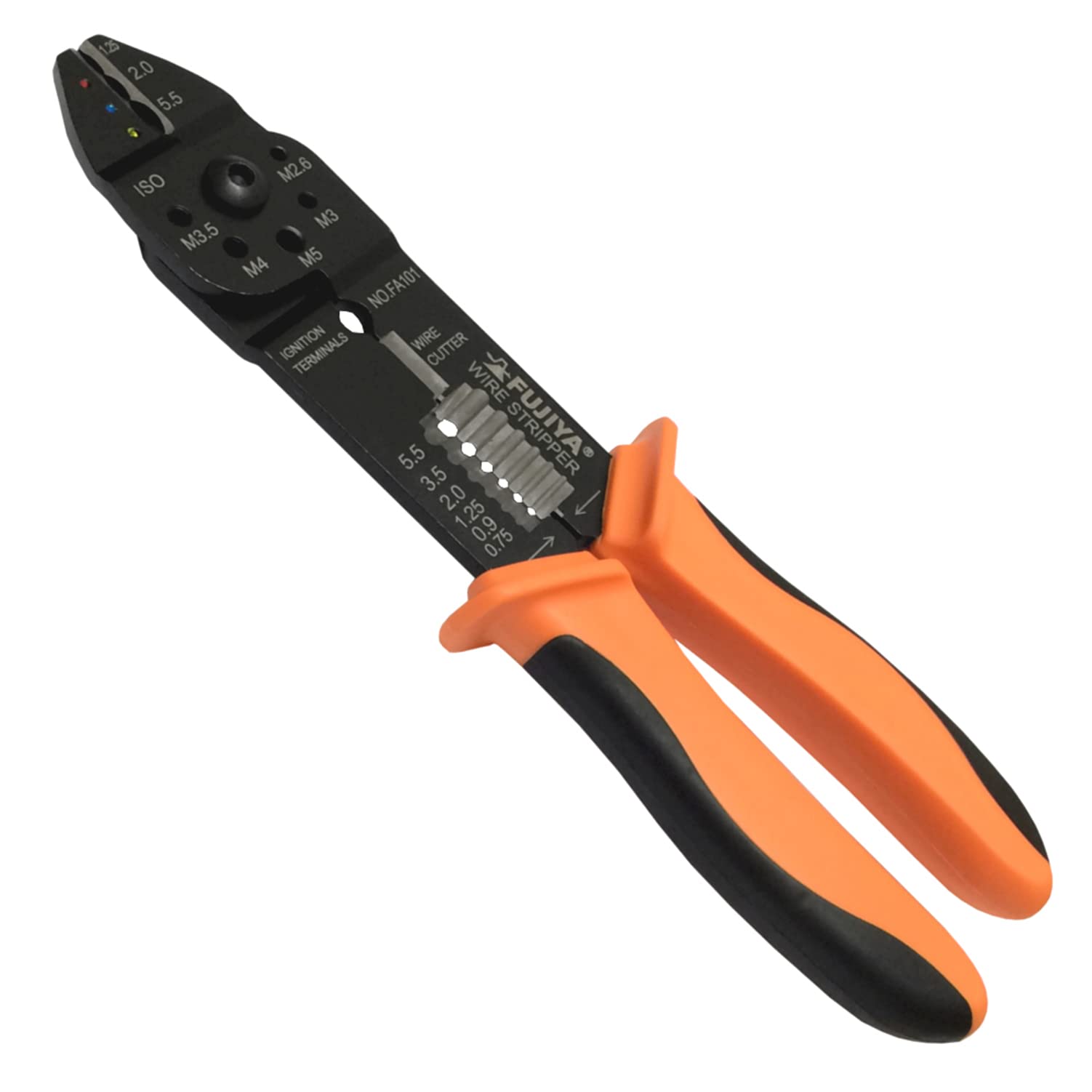 商品情報商品の説明【用途・特徴】 絶縁端子の圧着、被覆線のストリップ作業、電線の切断がこれ一本で可能です 小ネジ・ボルトの切断も可能です 刃部を研磨仕上げしており抜群の切れ味です グリップ部に独自の2重成型を採用し、作業時の負担を軽減します...