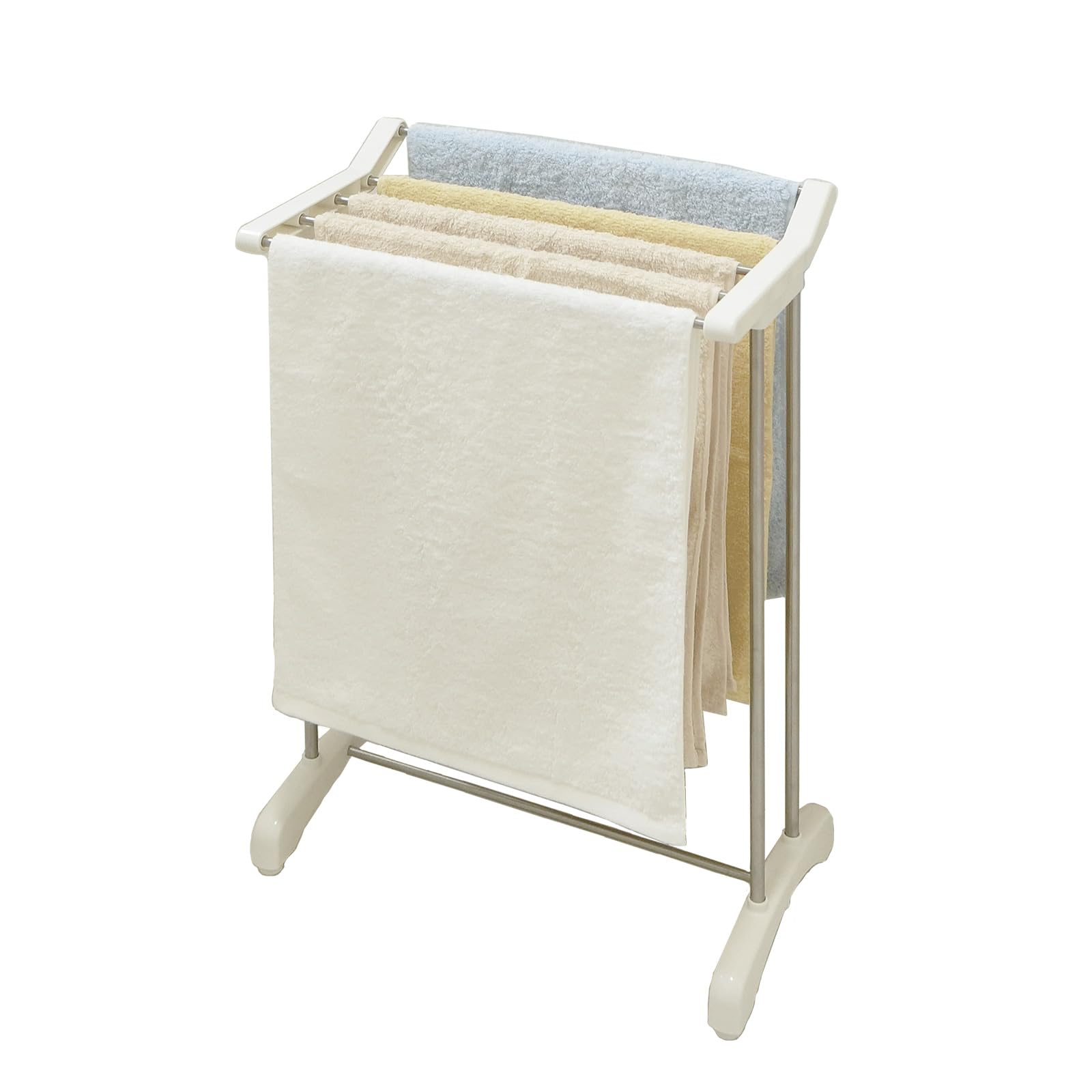 商品情報商品の説明-主な仕様 サイズ:幅40.5x奥行23.2x高さ60cmbr本体/ステンレスパイプ・ABSbr原産国:中国全体耐荷重:約5kgbrムダを省いたシンプル設計